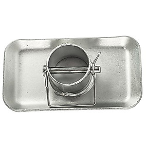 Jeremywell Trailer Jack Foot Plate 5000 lbs Capacity with Pin Base for A-Frame Boat RV Camper Removable