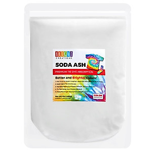 Bright Creations 2 Pack Soda Ash for Tie Dye Shirts, DIY Projects, Arts and Crafts (2 lbs in Total) - Soda Ash Dye Fixer & Tie Dye Powder