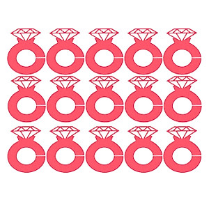 Amosfun 24pcs Festival Decors Glass Charms Glass Identifiers Wedding Drink Markers Drinking Glass Charms Markers Drinking Cup Markers Wine Charms Marker Wine Glass Card