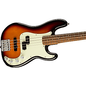 Fender Player Plus Precision Bass, 3-Color Sunburst, Pau Ferro Fingerboard