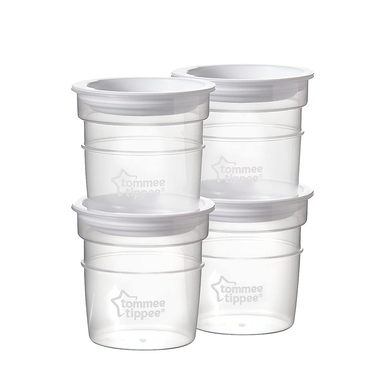 Tommee Tippee Closer to Nature Milk Storage Pots x4