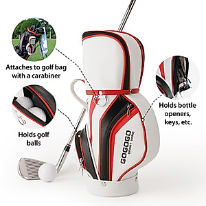 Gogogo Sport Vpro Golf Wine Cooler Bag Single Bottle Wine Carrier Gift for Golfer