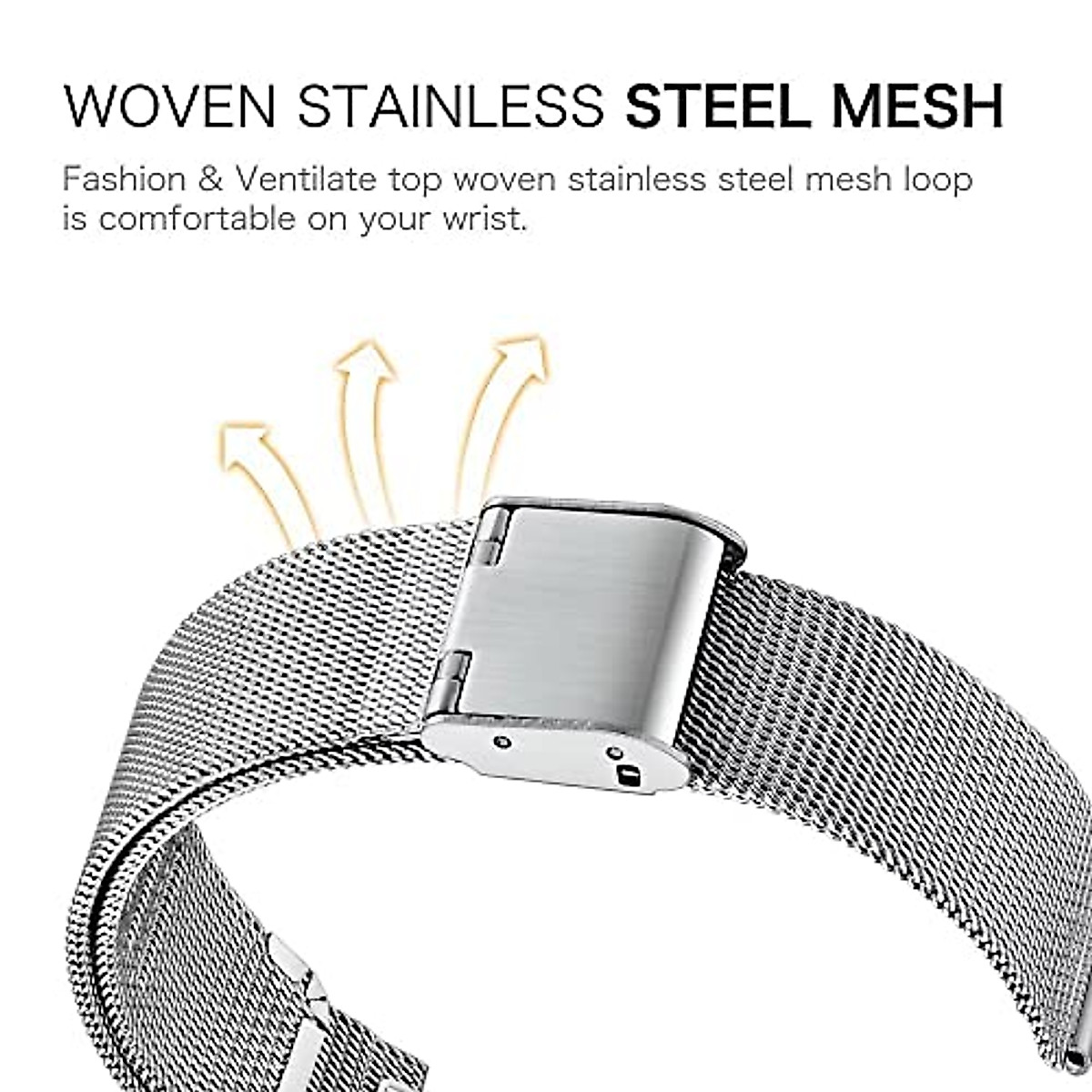 T-BLUER Compatible for Xiaomi Redmi Smart Band Pro Strap,Redmi Smart Band Pro Stainless Steel Metal Replacement Bands Straps Watchband Accessories for Xiaomi Redmi Smart Band Pro Bracelet