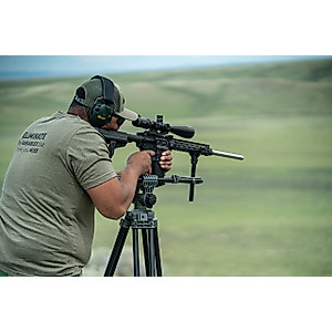 BOG FieldPod Magnum Hunting Rest with Ultra-Stable Dual Frame Construction, Bubble Level, Spiked All-Terrain Feet, Non-Marring Hands-Free Gun Rest, and Tension Knobs for Hunting, Shooting, and Outdoor