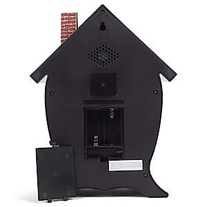 Mark Feldstein & Associates Peanuts Gang Snoopy Linus Lucy ICY Blue 17 x 9 Christmas Cuckoo Clock