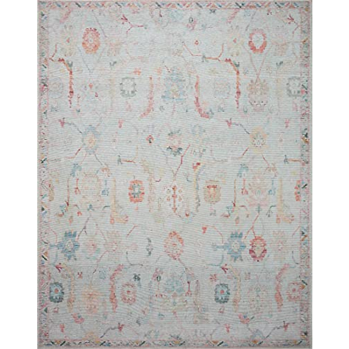 Loloi II Elysium Collection ELY-01 Pebble/Multi 5'-0" x 7'-6" Area Rug