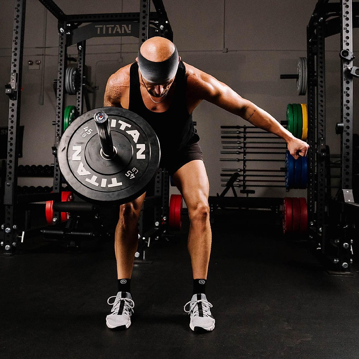 Titan Fitness Rack Mounted Landmine Attachment, Compatible with T2, T3, X3, Titan Series Power Racks, Includes Hole Mount Adapters, Fit 2" Olympic Bars