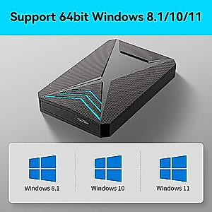 Retro Game Console - Plug and Play Video Game Console,Compatible with 17 Emulators,2T Portable External Hard Drive for Win PC/Laptop with PC/3D Games