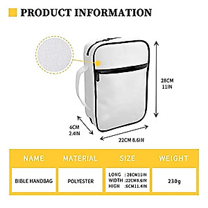 Boatee Running Horse Painting Bible Covers for Women, Bible Case Men Kids Bible Bag Book Covers Scripture Carrying Case with Handle Zip Pocket