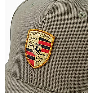 Porsche Grey Green Flexfit Baseball Cap