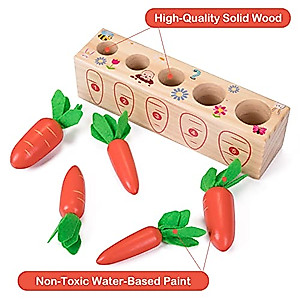 Wdmiya Busy Board Toys for Toddlers, Montessori Toys with 6 Led Light Switch for 1 Year Old, Wooden Piano Busy Board for Toddlers 1-3, Educational Activity Toys & Gifts for 1 2 3 Year Old (XLB)