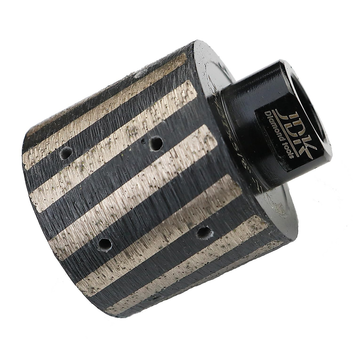 JDK 2 Inch Diamond Drum Wheel Resin Filled Zero Tolerance for Grinding Granite Marble Engineering Stones Concrete Sink Hole with 5/8’’-11 Thread (2 Inch,Resin Filled)