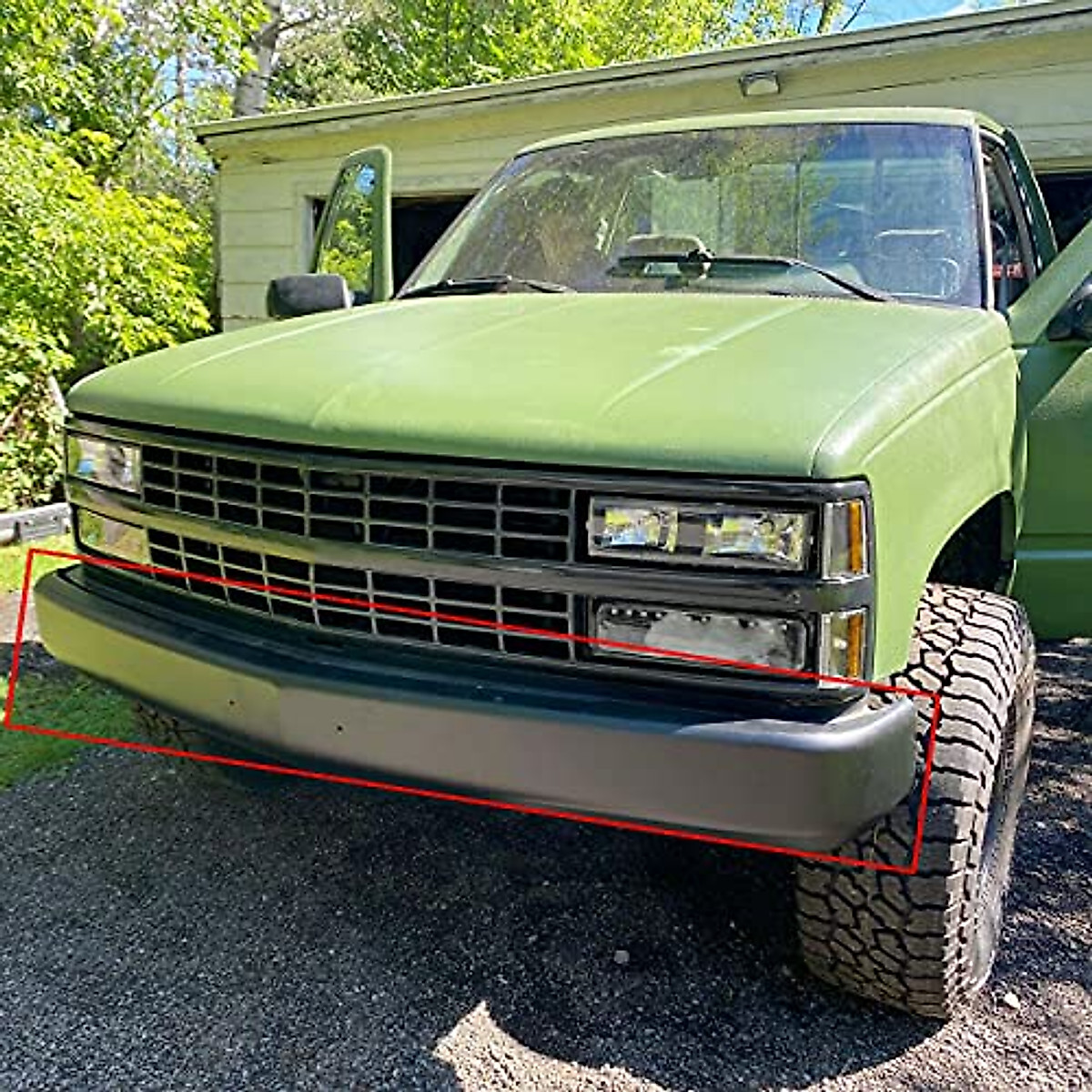 South Mud Bay Steel Front Bumper Face Bar Compatible with -030