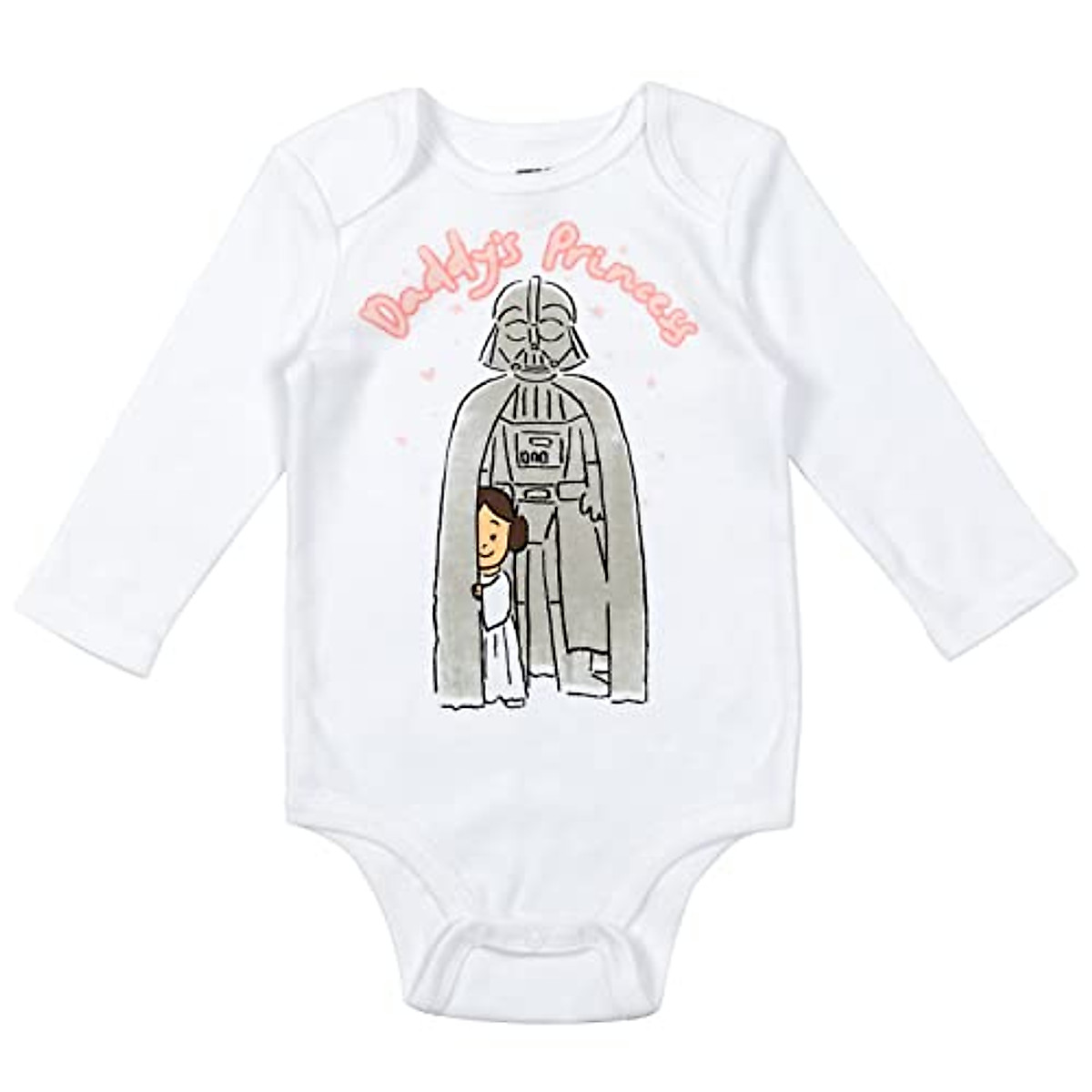 STAR WARS The Mandalorian Grogu Newborn Baby Girls 3 Pack Bodysuits Multicolor 0-3 Months