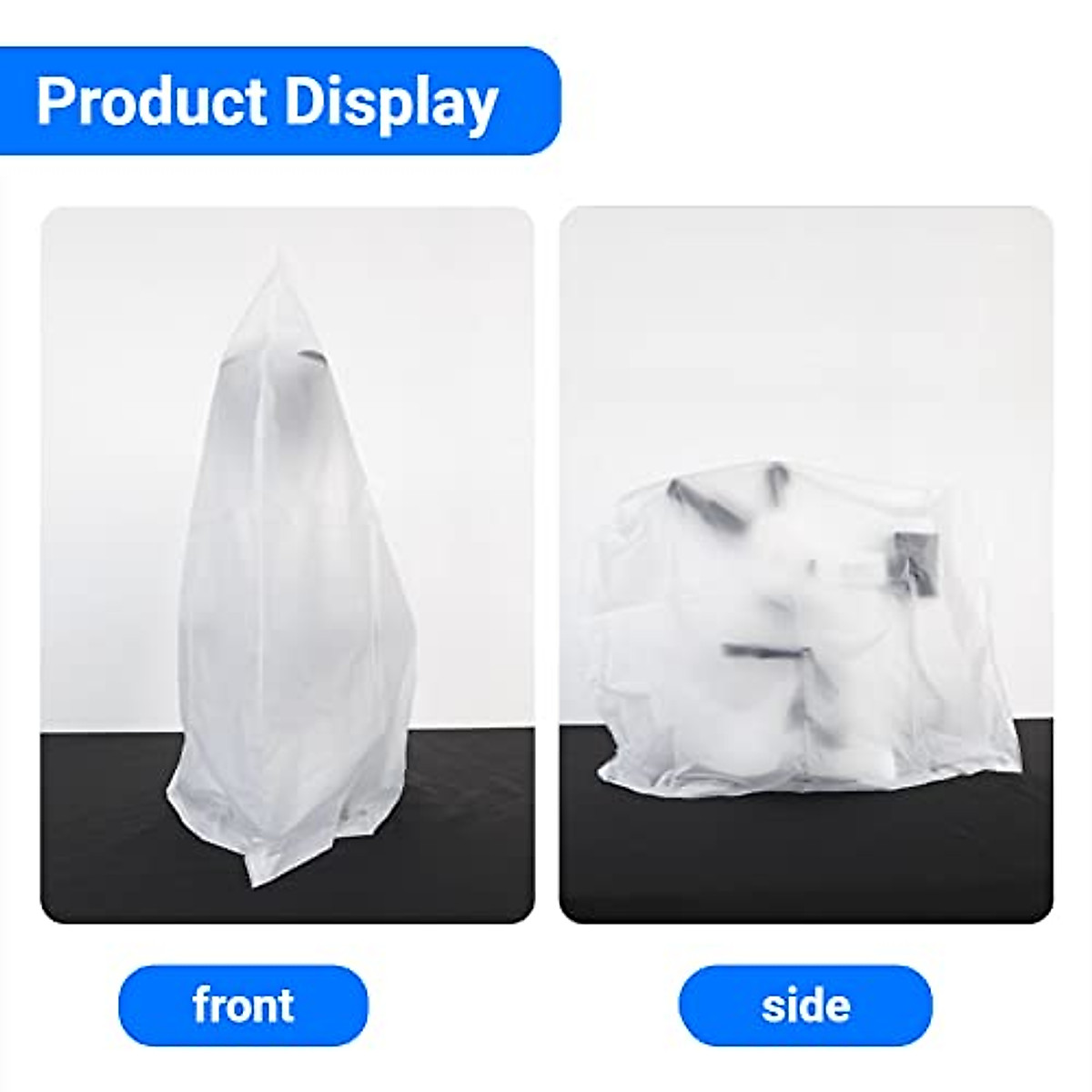 Oumefar 480x490mm Stereoscopic Microscope Dust Cover Case Water Proof Plastic Cover Microscope Accessories for Laboratory Education