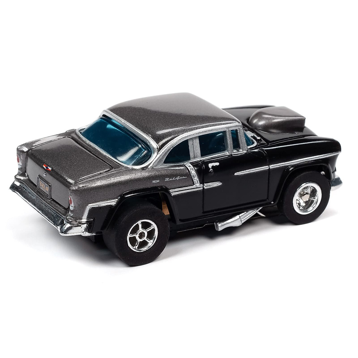 Round 2 14' California Cruising The Pacific Coast Highway Slot Race Set 1956 Ford F100 Pickup Truck (4Gear) 1955 Chevrolet Bel Air (Xtraction), Multicolor (SRS331)