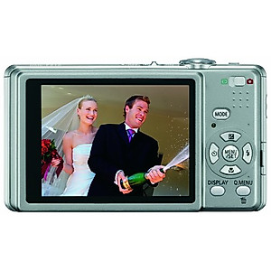 Panasonic Lumix DMC-FS15 12MP Digital Camera with 5x MEGA Optical Image Stabilized Zoom and 2.7 inch LCD (Silver)