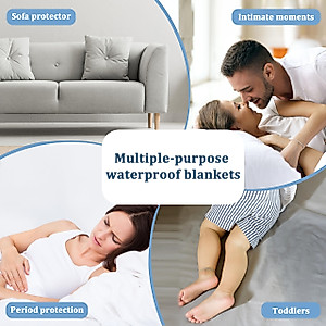 Kritter Planet Waterproof Dog Blanket, Reversible Pee Proof Couch Cover for Pets, Furniture Protector for Sofa Bed, Washable, Hair Resistant, Stain Proof