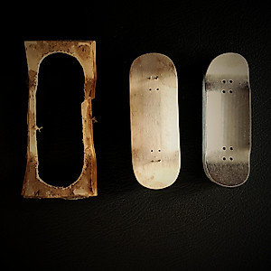 NOAHWOOD Wooden PRO 9.0 Fingerboard Complete (Noah Team 9.0 short nose short tail) Hand Made(Deck +34mm Prince Silvery Trucks)(+NW PRO Wheels ii) Set