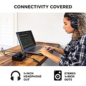 M-Audio AIR|HUB - USB Audio Interface with 3 Port Hub and Recording Software from MPC Beats Included