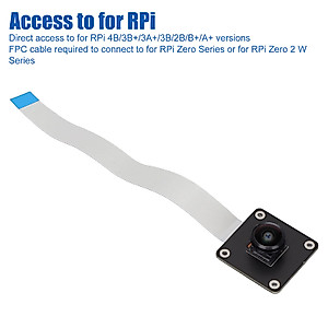 Vifemify Waveshare Camera Module IMX378‑190 190 Degree Wide Angle 12.3MP Fisheye Lens Camera Module for Camera Camera Module