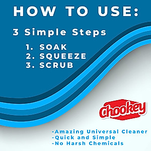 Chookey (20 Pack) Eraser Sponge - Melamine sponges for Cleaning- Melamine Sponges in Bulk - Multi Surface Magic Eraser - Bathtub, Floor, Baseboard, Bathroom, Wall Cleaner