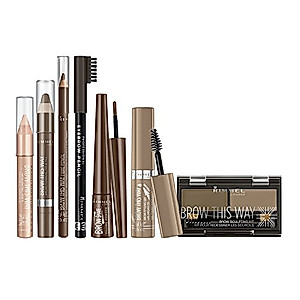 Rimmel Brow The Way Pomade, Medium Brown, 0.114 Ounce