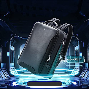 BOPAI Travel Backpack for Men Business Laptop Backpack 15.6 inch Anti Theft Backpack Large Capacity Multi-Function Backpack Office Black