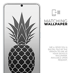 DesignSkinz Flat Pineapple Protective Vinyl Decal Wrap Skin Cover Compatible with The Samsung Galaxy S20 (Screen Trim & Back Glass Skin)