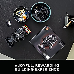 LEGO Star Wars Darth Vader Helmet 75304 Set, Mask Display Model Kit for -Adults to Build, Gift Idea for Men, Women, Him or Her, Collectible Home Decor Model