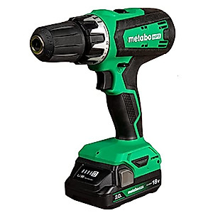 Metabo HPT 18V MultiVolt Hammer Drill and Impact Driver Combo Kit | Cordless | 2-2.0Ah Li-Ion Batteries w/Fuel Gauge | Lifetime Tool Warranty | KC18DFX