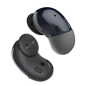diofit Skin-Friendly Silicone Tips for Galaxy Buds Live. Comfortable Wearing. Stable Fit, 2 Pairs (Black)