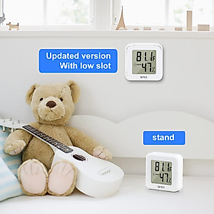 Indoor Digital Humidity 4Pack, Hygrometer Digital Hygrometer Family Indoor Thermometer , high-Precision Temperature and Humidity Monitors for greenhouses, Reptiles, Cigar Boxes, cellars, Offices