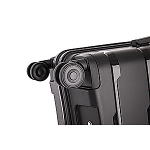 Rockland Pasadena Hardside Spinner Wheel Luggage, Black, 19", 23", 27"