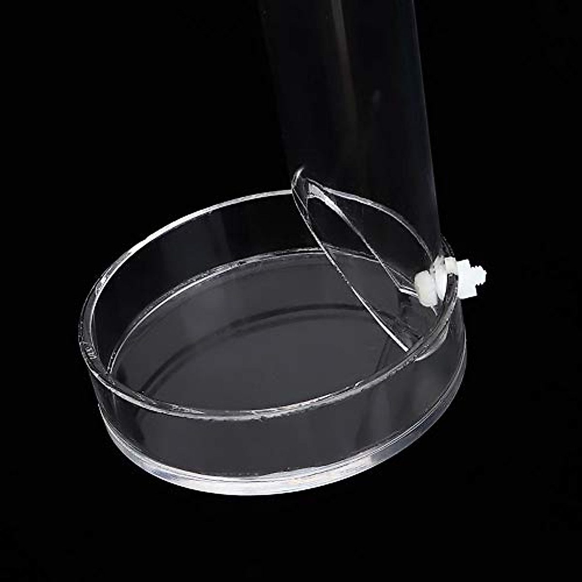 Acrylic Shrimp Feeder Tube, Ornamental Aquarium Feeding Tube Fish Food Container Set with Sucker Hook Fish Tank Aessories(40cm)