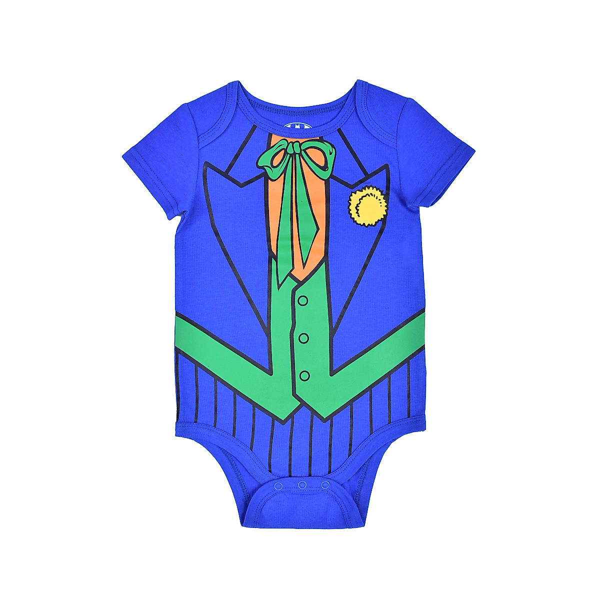 WARNER BROS Boy's 5-Pack Batman, Robin, Joker and Riddler Character Creepers, 9 Months