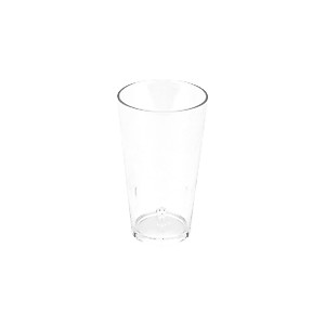 G.E.T. S-16-1-CL-EC 16 oz. Cocktail Shaker Glasses, Clear Break Resistant Plastic (Pack of 4)