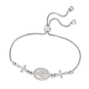Ross-Simons Miraculous Medal Bolo Bracelet