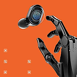 TBIIEXFL Headset Touch Function with Charging Box Stereo Headphones in-Ear Built-in Microphone Headphones Sports Subwoofer