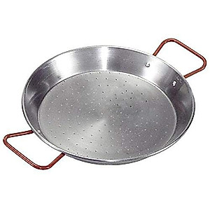 Garcima 11-inch Carbon Steel Paella Pan, 28cm