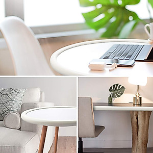 Baby Proofing - Edge and Corner Protector Baby - Harebe L Shape Extra Thick Baby Safety Corner Guards, Fireplace and Hearth Protection(6.5 Ft, Oyster White)