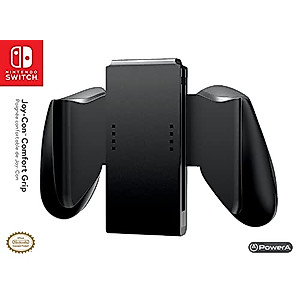 PowerA Joy Con Comfort Grips for Nintendo Switch - Black