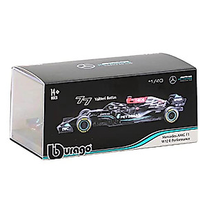 AMG F1 W12 E Performance #77 Valtteri Bottas Formula One F1 (2021) 1/43 Diecast Model Car by Bburago 38058 VB