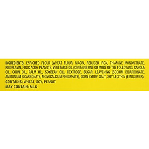 Lance Toasty Crackers, Real Peanut Butter, 51.5 Ounce (Pack of 40)