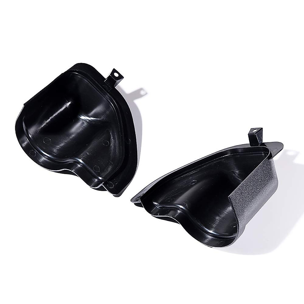 2X Black Interior Storage Box Trunk Organizers Cargo Side Tray Compatible with 2018-2024 Wrangler JL JLU