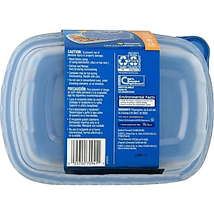 Ziploc Container with One Press Seal, Large Rectangle, 2 ct