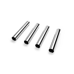 Fox Run Cannoli Forms, Tin-Plated Steel, Set of 4
