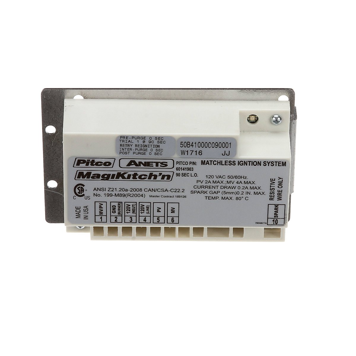 Magikitchn B8707001-CL Ign. Mod Upgrade Kit With Lit