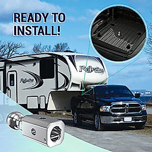 LATCH.IT Replacement Gooseneck Ball Hitch | 2-5/16” Gooseneck Tow-Hitch Ball | 30,000lbs Load Capacity | Ball Gooseneck Replacement Compatible with B&W Trailer Hitches Part Number GNXA2000