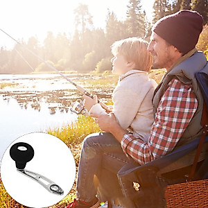 BESPORTBLE 1 Pc Fishing Reel Rocker Fishing Rod Spool Reel Knob Fishing Spool Tool Fixed Spool Fishing Rod Reel Fishing Wheel Knob Grip Freshwater Fishing Reels Aluminum Alloy Handle Refit